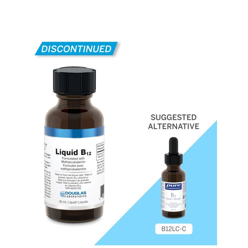 Liquid B12 Formulated with Methylcobalamin (Formerly Methylcobalamin ...